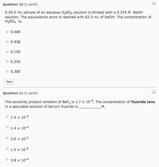 Solved A 50.0 mL sample of an aqueous H_2SO_4 solution is | Chegg.com