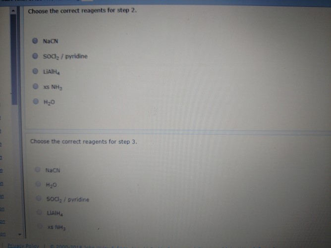 Solved Testbank, Question 054 Provide the reagents necessary | Chegg.com Solved Testbank, Question 054 Provide the reagents necessary | Chegg.com