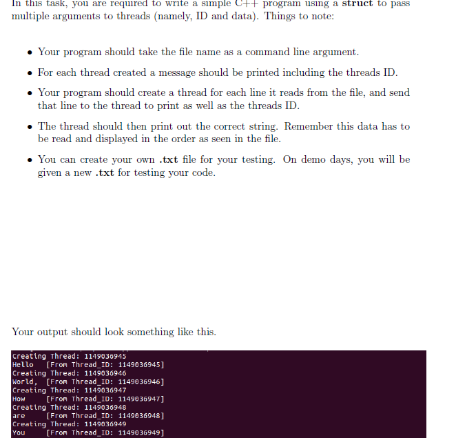 Solved In this task, you are required to write a simple C++ | Chegg.com