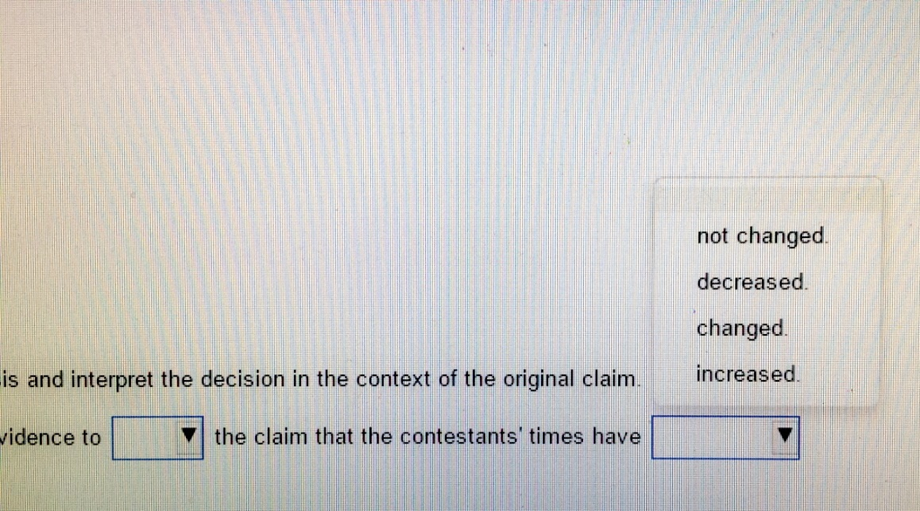 Solved they a television show, eight contestants try to lose | Chegg.com