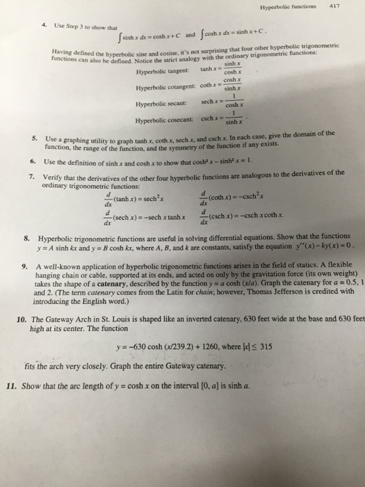 Use a graphing utility to graph tanh, x, coth, x, | Chegg.com