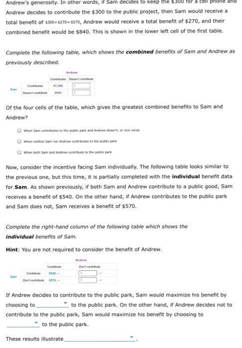 Solved Sam and Andrew are considering contributing toward | Chegg.com