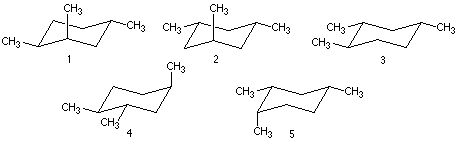 Solved In which structural formula are all of the methyl | Chegg.com