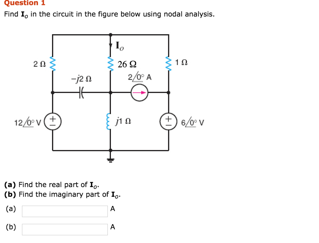 Solved Find Io in the circuit in the figure below using | Chegg.com
