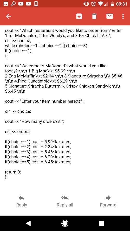 Solved 1. Problem Statement: The goal of this programming | Chegg.com