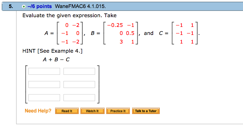 Solved Evaluate the given expression. Take A = [0 -2 -1 0 | Chegg.com