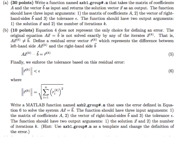 (60 points) Iterative technique to solve the system | Chegg.com