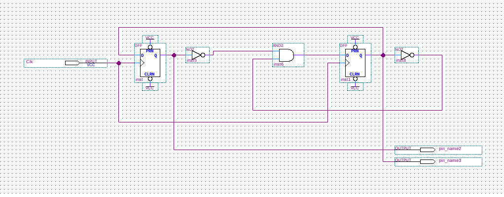 Solved How would I build a modulo-4 up counter using d flip | Chegg.com