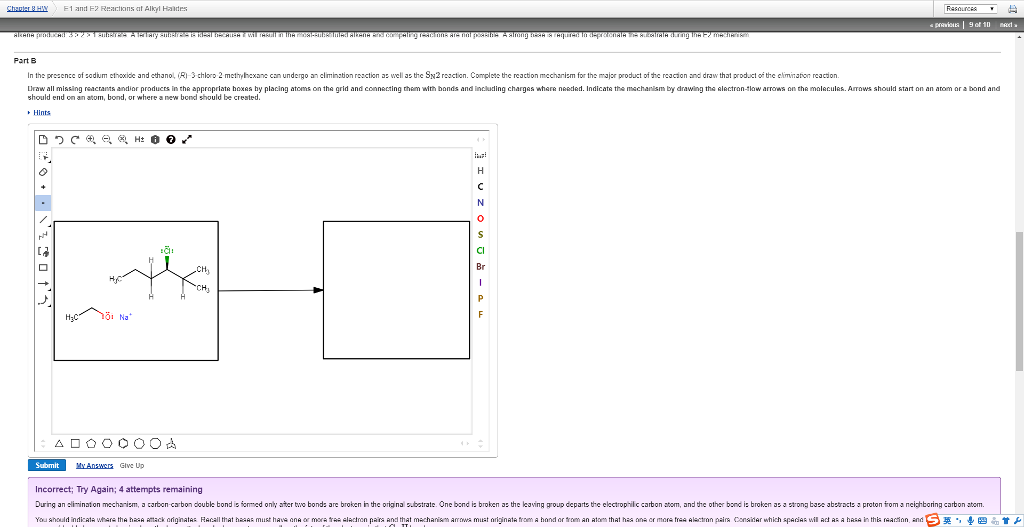 Solved haRtar & HW 1 and F2 Reactions at Alkyl Hante PartB | Chegg.com