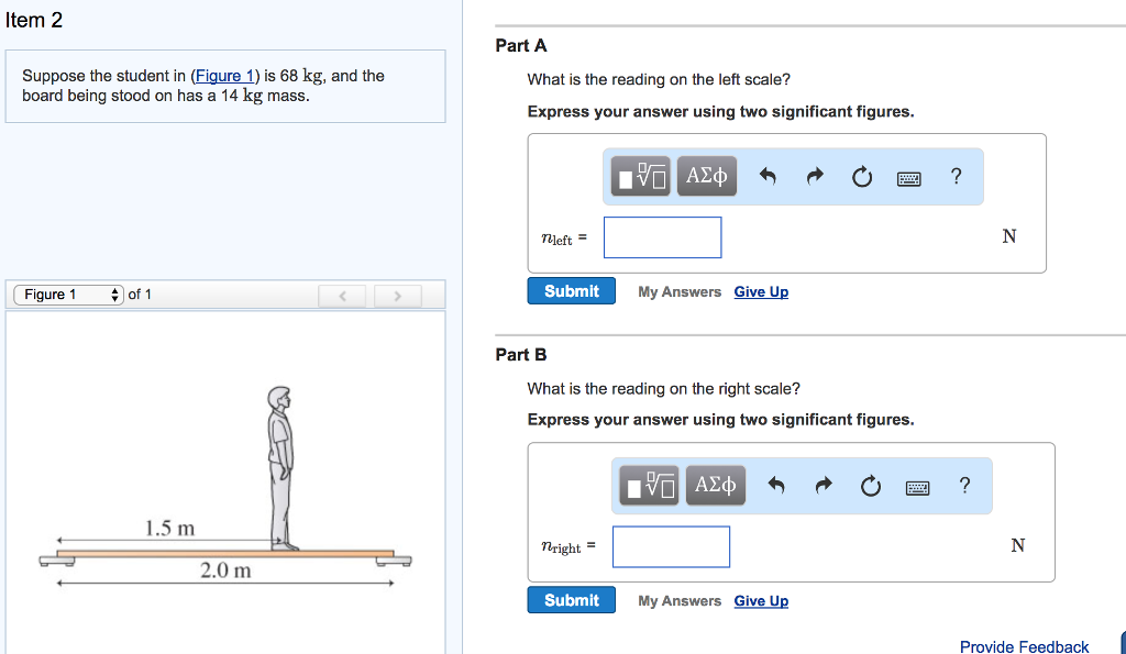 Solved Item 2 Part A Suppose the student in (Figure 1) is 68 | Chegg.com
