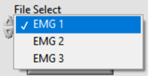 LABVIEW The goal is to create an EMG evaluating VI. | Chegg.com