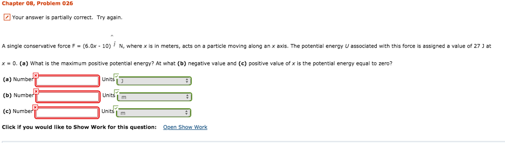 Solved Chapter 08, Problem 026 Your answer is partially | Chegg.com