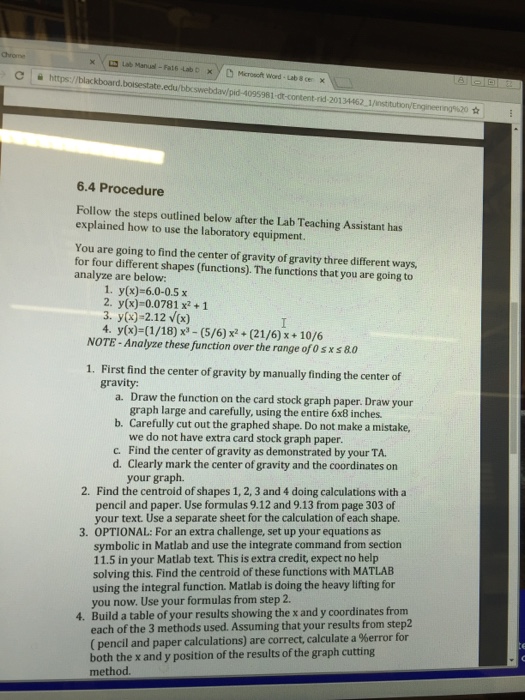 Solved Follow the steps outlined below after three functions | Chegg.com