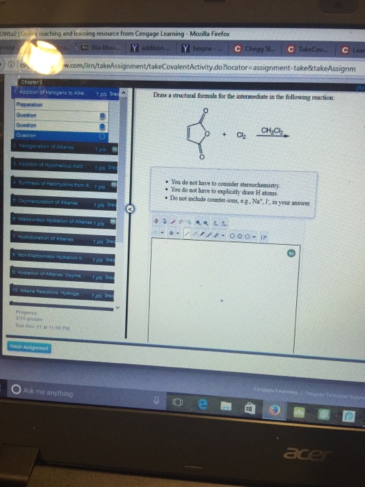 Solved ent/takeCovalentActivity.do?locator | Chegg.com