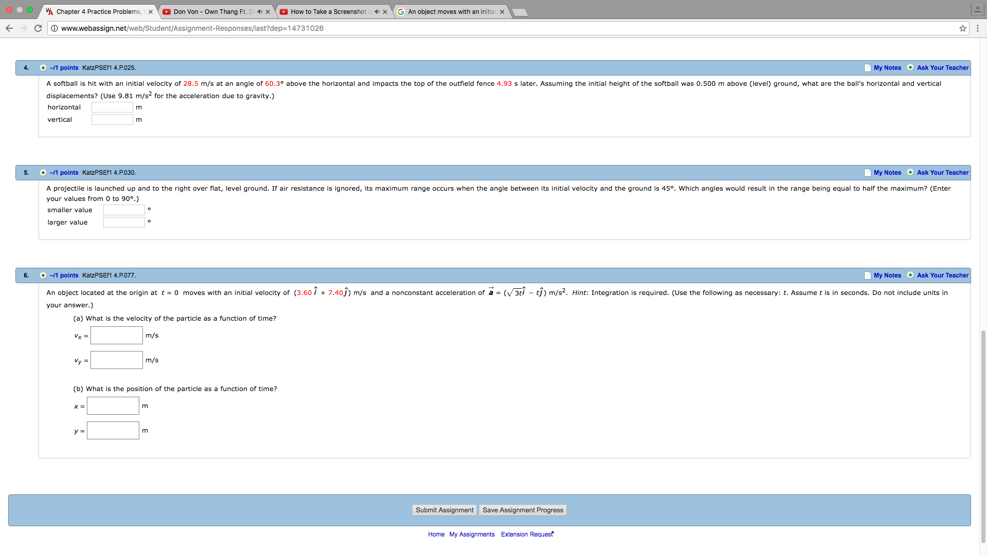 Solved VA Chapter 4 Practice Problems, Fx Don von own Thang | Chegg.com