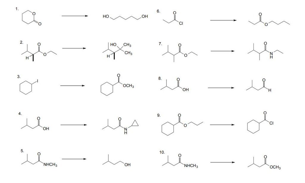 Solved HO OH Cl CH3 OCH3 OH Cl 10. NHCH3 NHCH3 OCH3 | Chegg.com