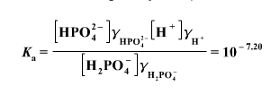 Solved The Ka for the H2PO4?/HPO42? buffer is given by the | Chegg.com