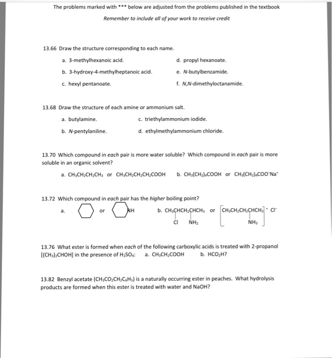 Solved The problems marked with *** below are adjusted from | Chegg.com