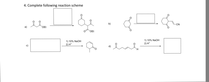 Solved Complete following reaction scheme. | Chegg.com Solved Complete following reaction scheme. | Chegg.com