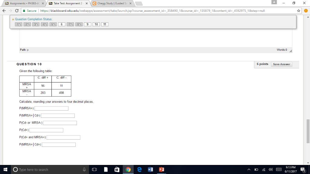Solved Assignments PH383-A x Bb Take Test Assignment 2 x c | Chegg.com
