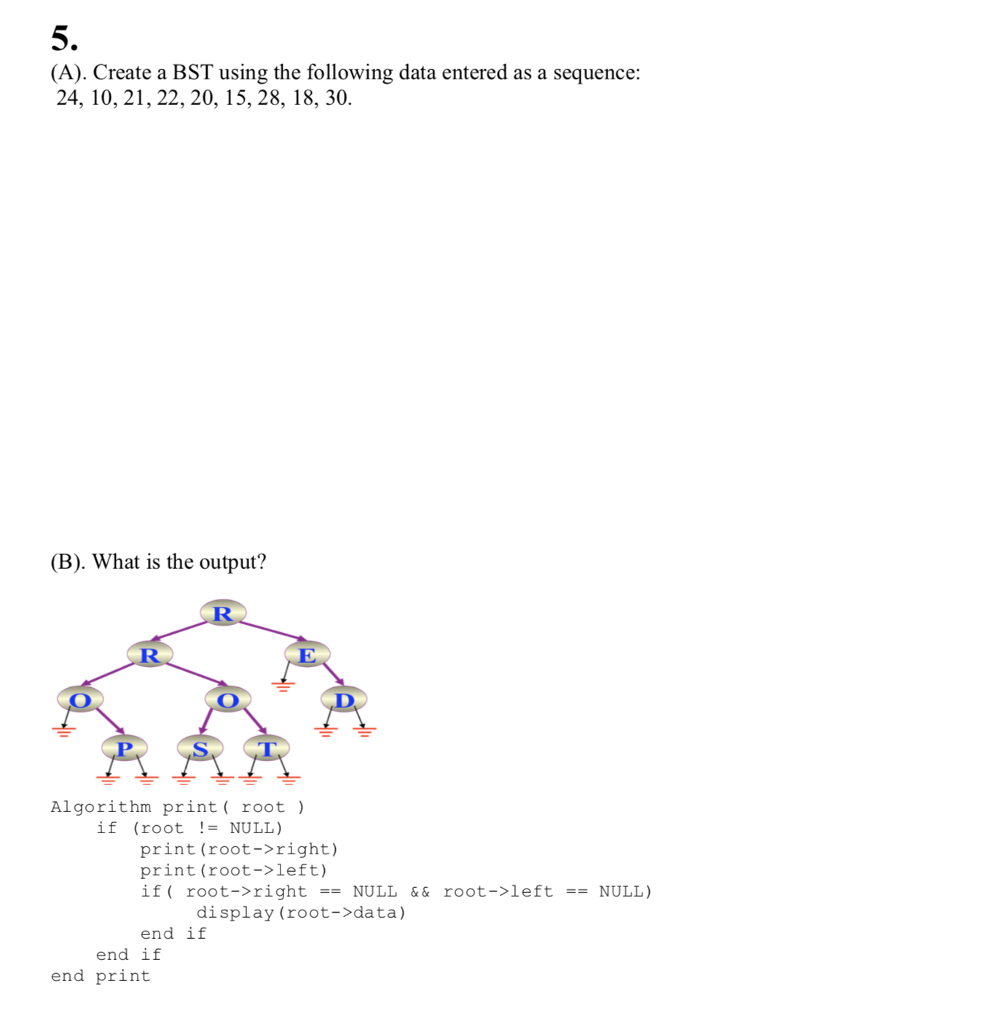Solved 6. (A). Using the "modulo division" method and linked | Chegg.com