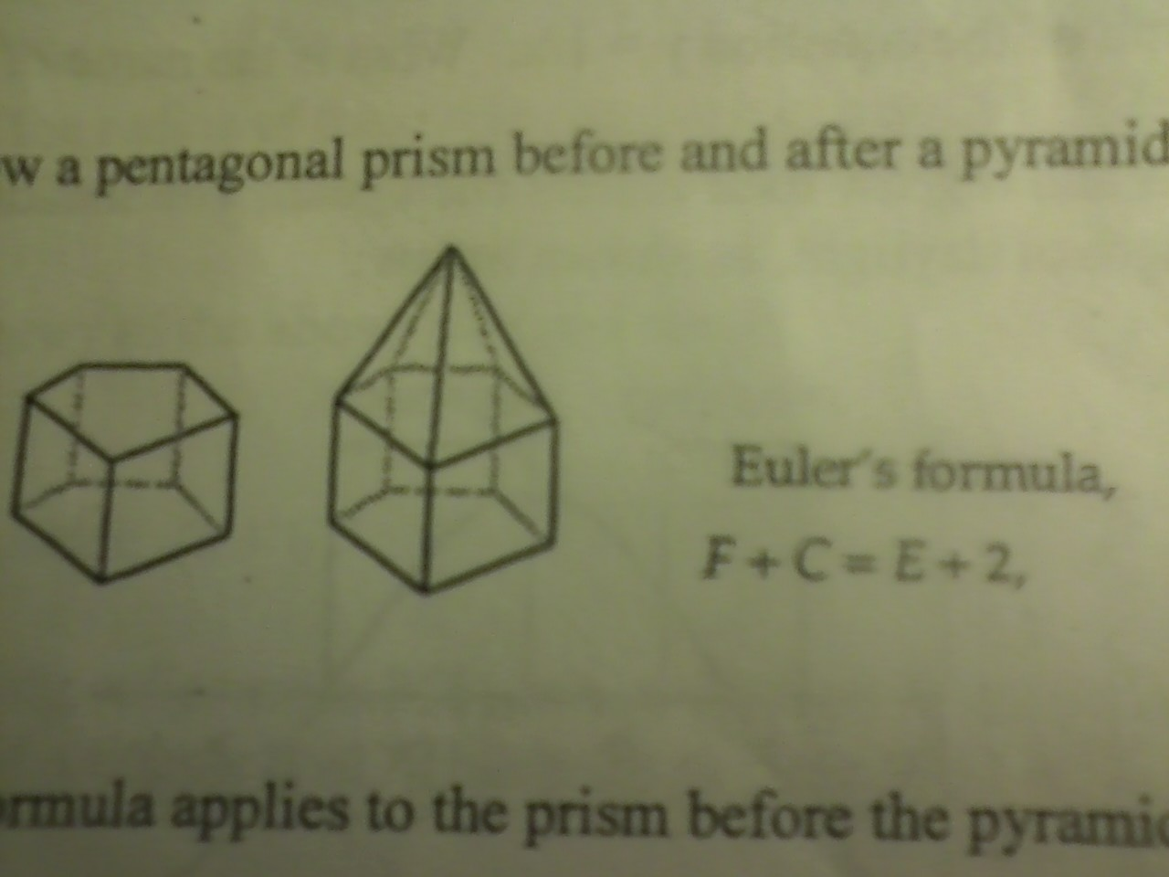 Solved A) Show that Euler's formula applies to the prism | Chegg.com
