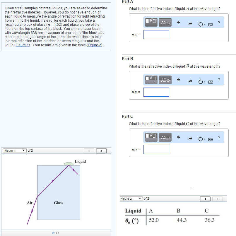 Solved Given small samples of three liquids, you are asked | Chegg.com