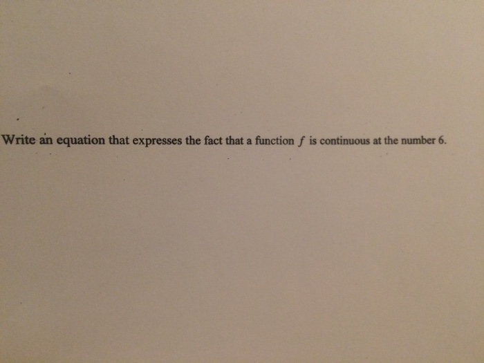 Solved Write an equation that express the fact that a | Chegg.com