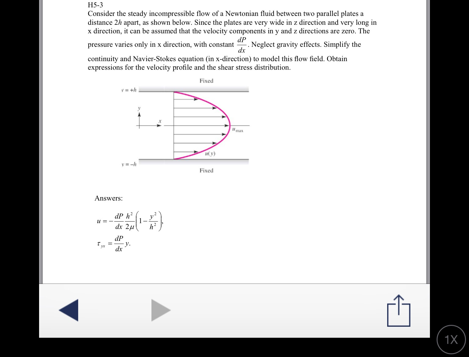 Solved Consider the steady incompressible flow of a | Chegg.com
