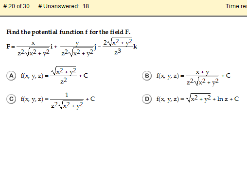 Solved Find the potential function f for the field F. F = | Chegg.com
