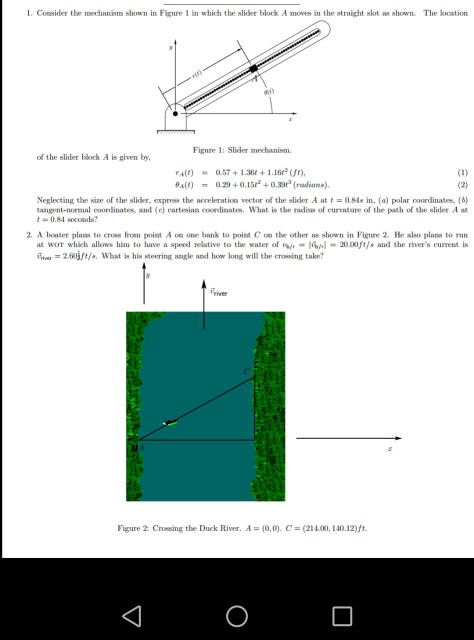 Solved L. Consider the mechanism shown in Figure 1 in which | Chegg.com