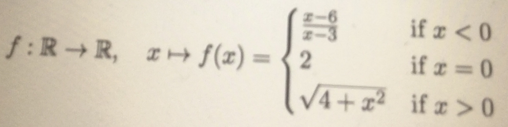 Solved a) Determine for the following function whether it is | Chegg.com