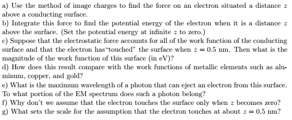 Solved Use the method of image charges to find the force on | Chegg.com