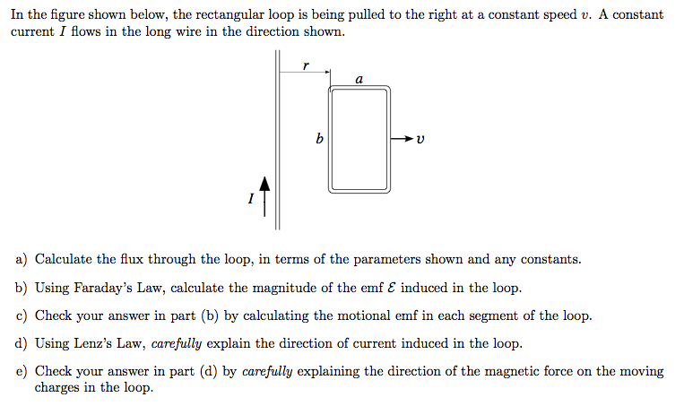 Solved In the figure shown below, the rectangular loop is | Chegg.com