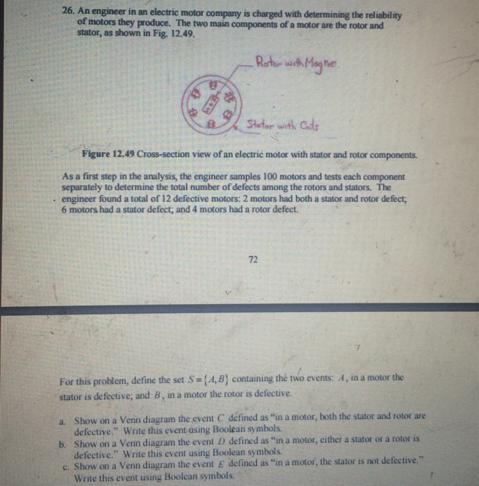 Solved 30. Revisit problem 26 and apply probability to the | Chegg.com