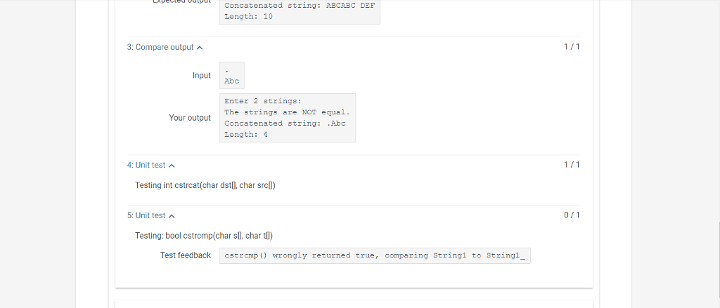 Solved C 612 Lab Exercise Ch6b C String Functions 9745