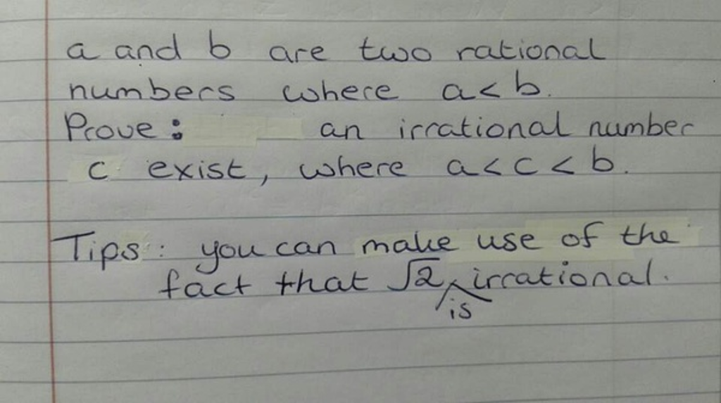Solved a and b are two rational numbers where a