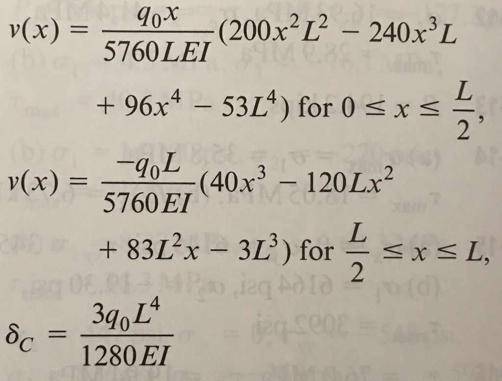 Solved 9.3-22 Derive the equations of the deflection curve | Chegg.com