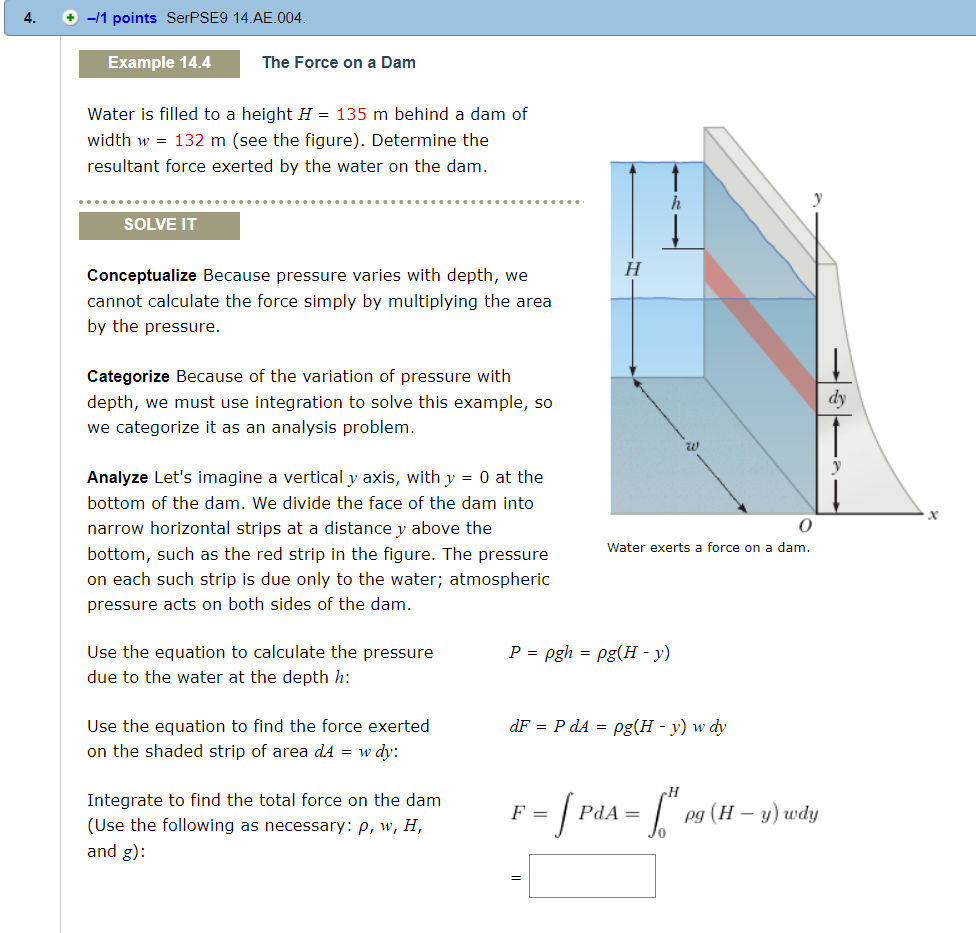 Solved 4. -/1 points SerPSE9 14.AE.004 Example 14.4 The | Chegg.com