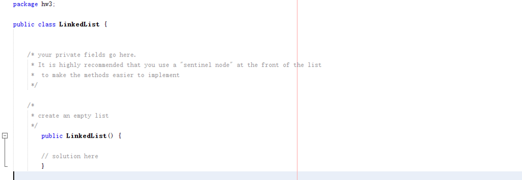Solved package hw3 public class LinkedList your private | Chegg.com