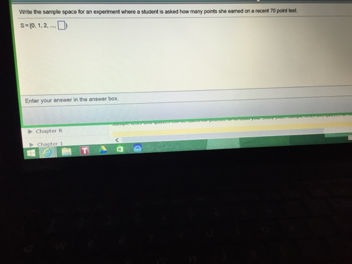 Solved Write the sample space for an experiment where a | Chegg.com