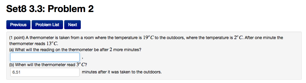 Solved Set8 3.3: Problem 2 Previous Problem List Next (1 | Chegg.com