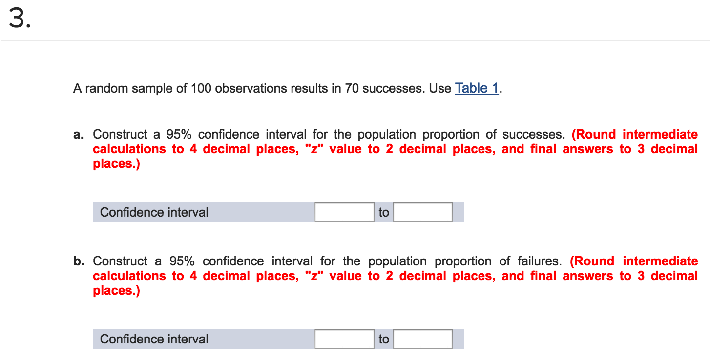 Solved A random sample of 100 observations results in 70 | Chegg.com