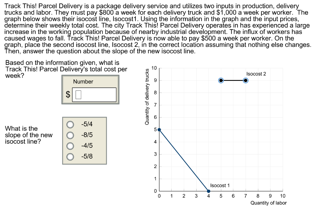 Solved Track This! Parcel Delivery is a package delivery | Chegg.com
