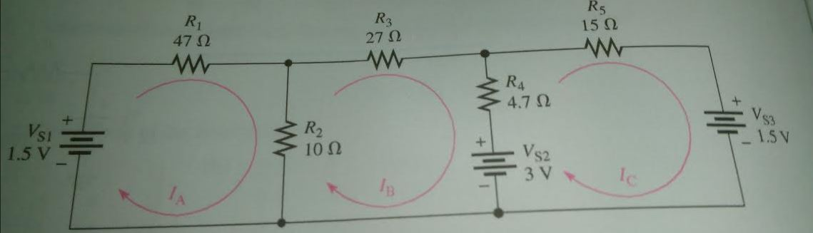 Solved 1) Write the loop equations for the circuit below 2) | Chegg.com