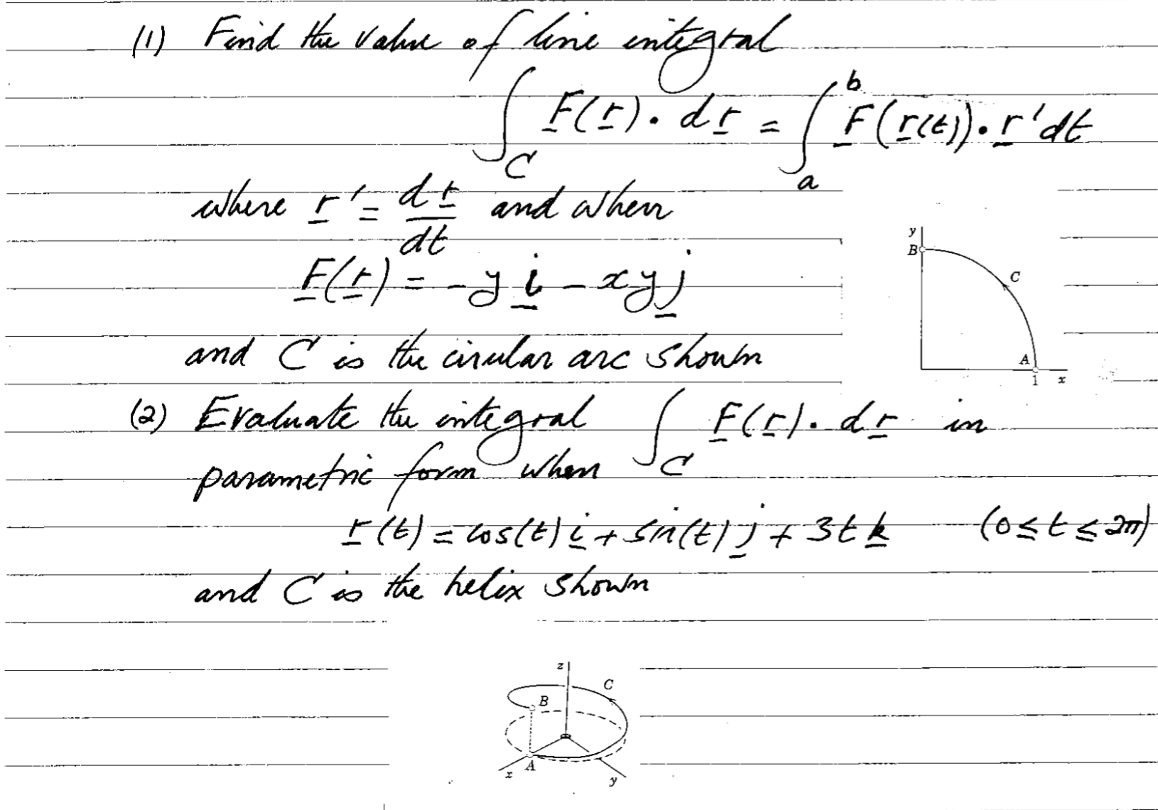 Solved Find the value of time integral integral_C F(r) | Chegg.com
