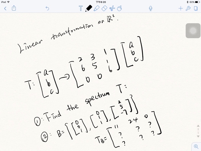 Solved Linear transformation on R^3 T: [a b c] rightarrow [2 | Chegg.com