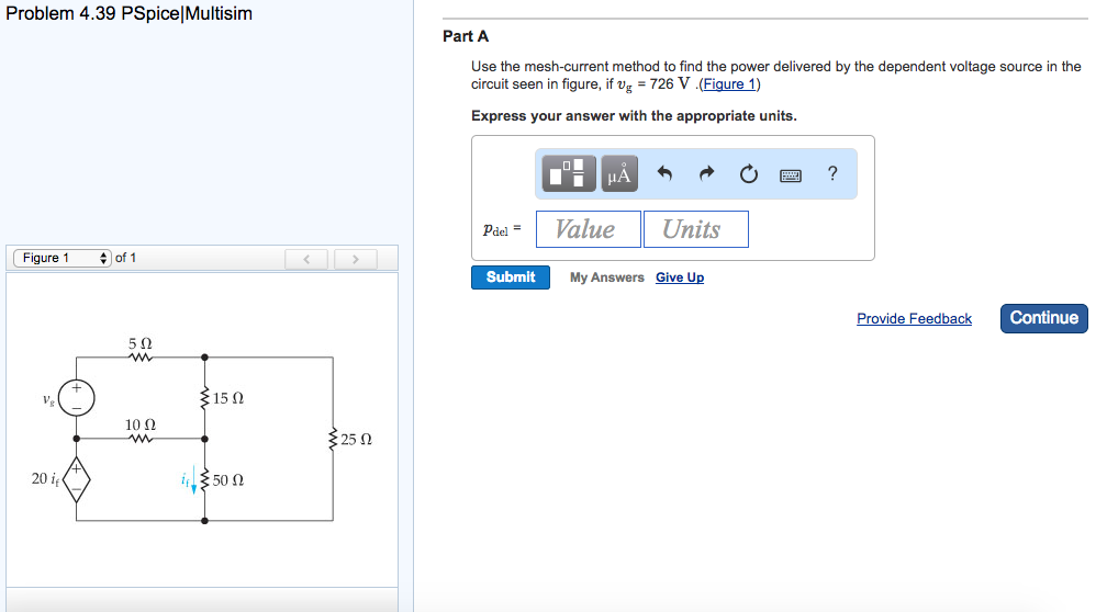 Solved Use the mesh-current method to find the power | Chegg.com