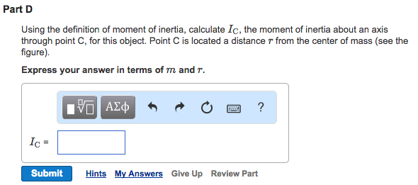 Solved Learning Goal: To understand the parallel-axis | Chegg.com
