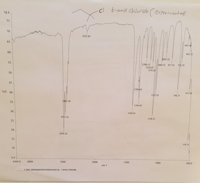 Solved SN1 Reaction: Synthesis of t-amyl chloride from | Chegg.com